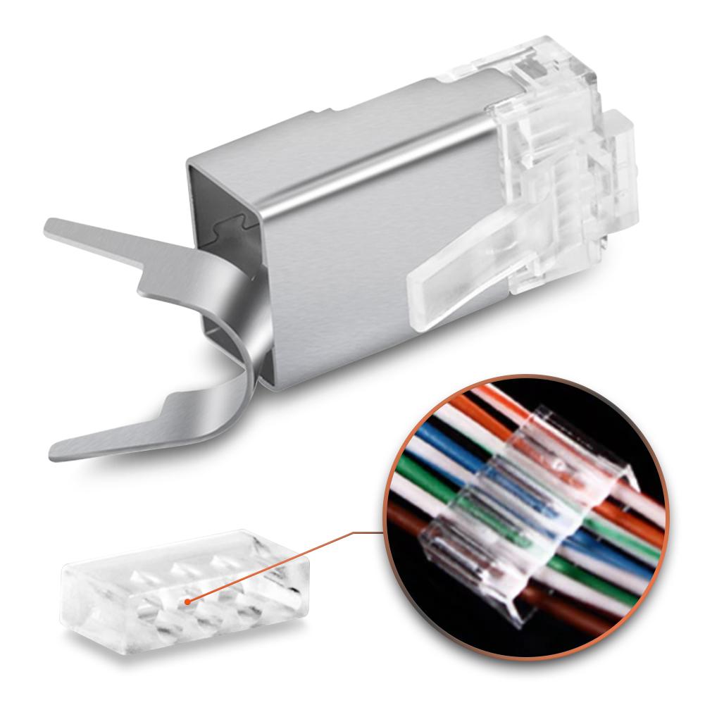 Netzwerk Stecker Netzwerkstecker CAT7 CAT 7A CAT6A CAT5 RJ45 vergoldete ...